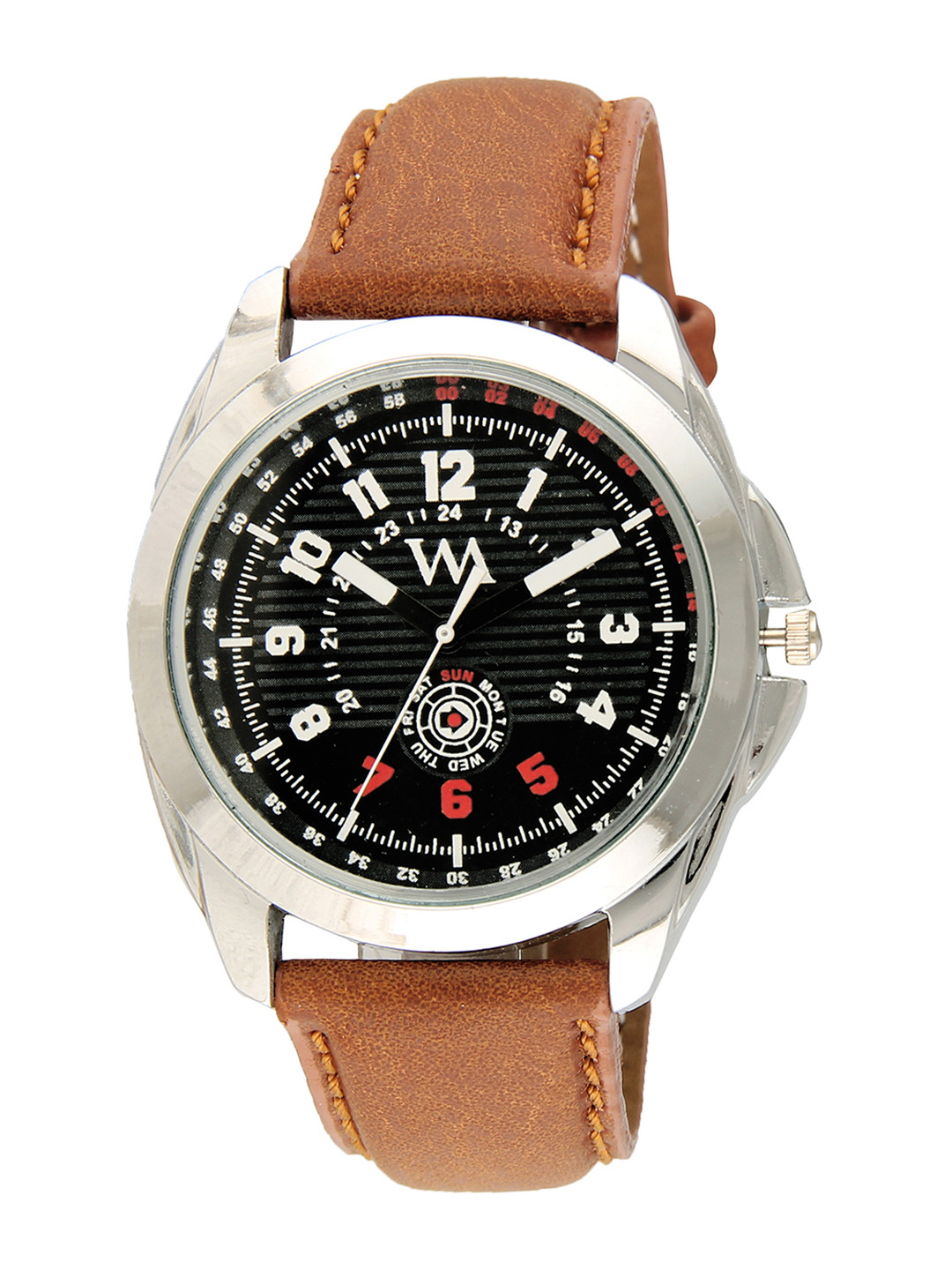 Buy WM Men Black Analogue Watch AWC 012zx - Watches for Men 7698099 ...