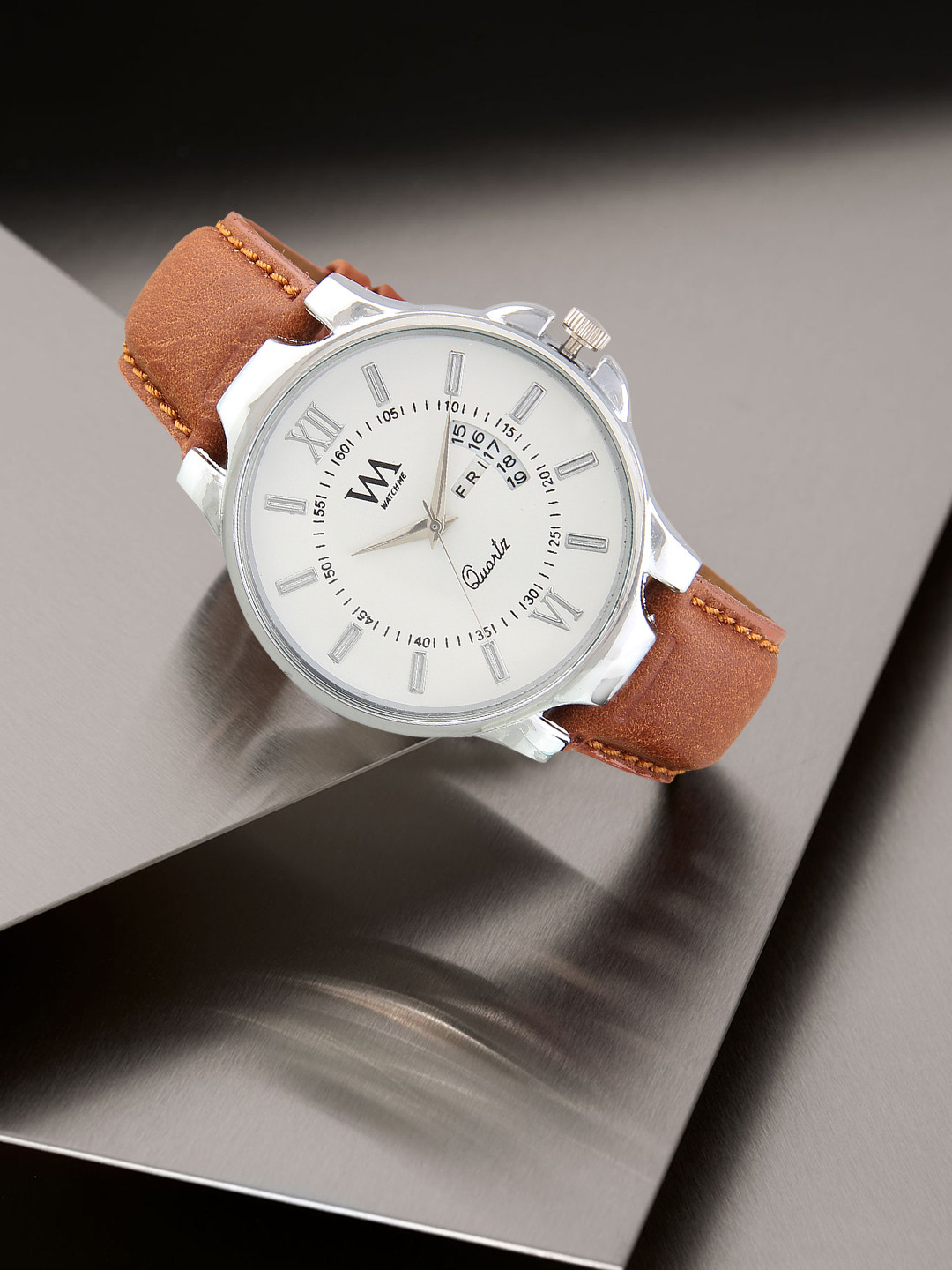 Buy WM Men White Analogue Watch AWC 018z - Watches for Men 7702572 | Myntra