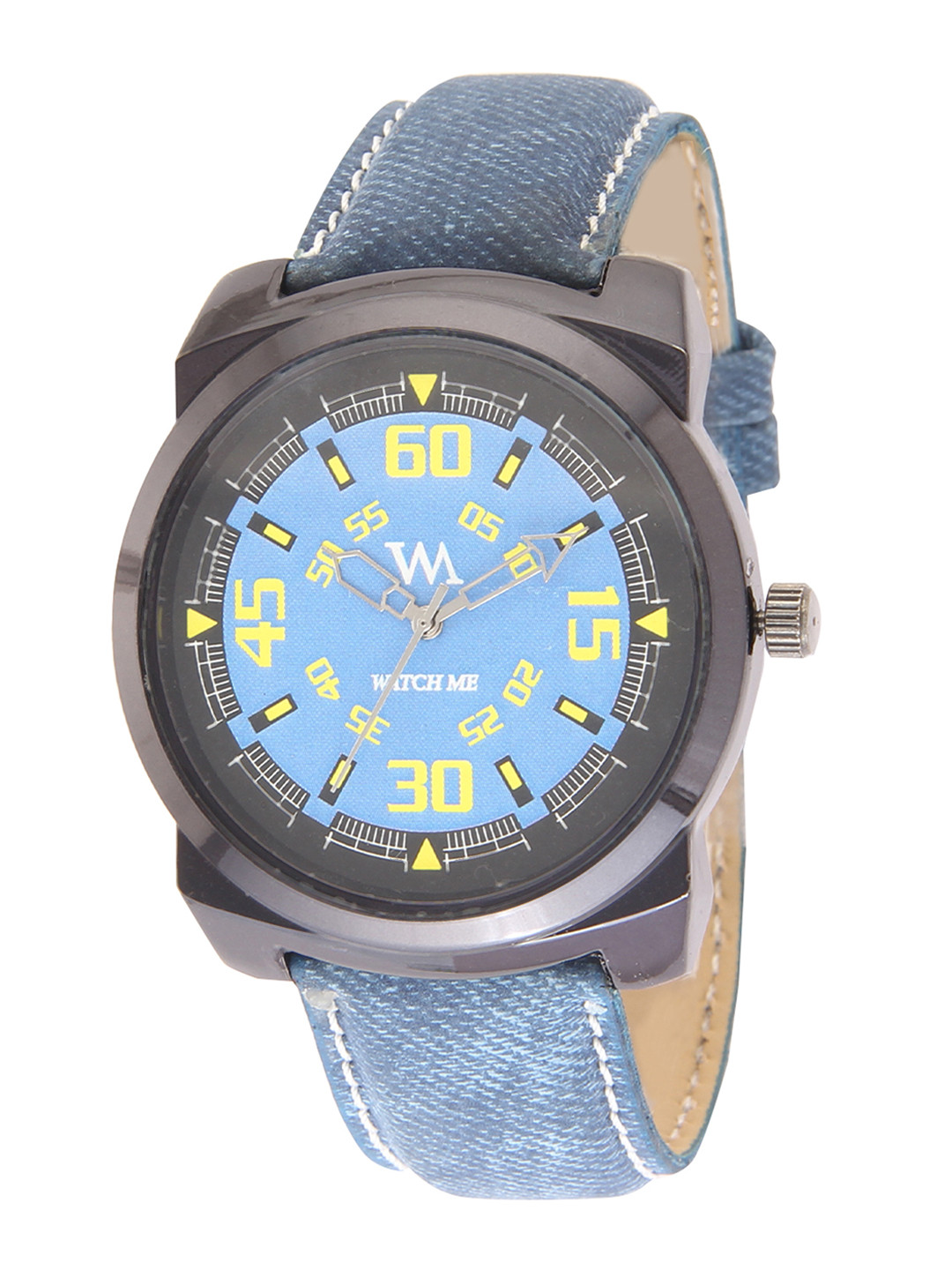 Buy WM Men Blue Analogue Watch AWC 016 - Watches for Men 7702643 | Myntra
