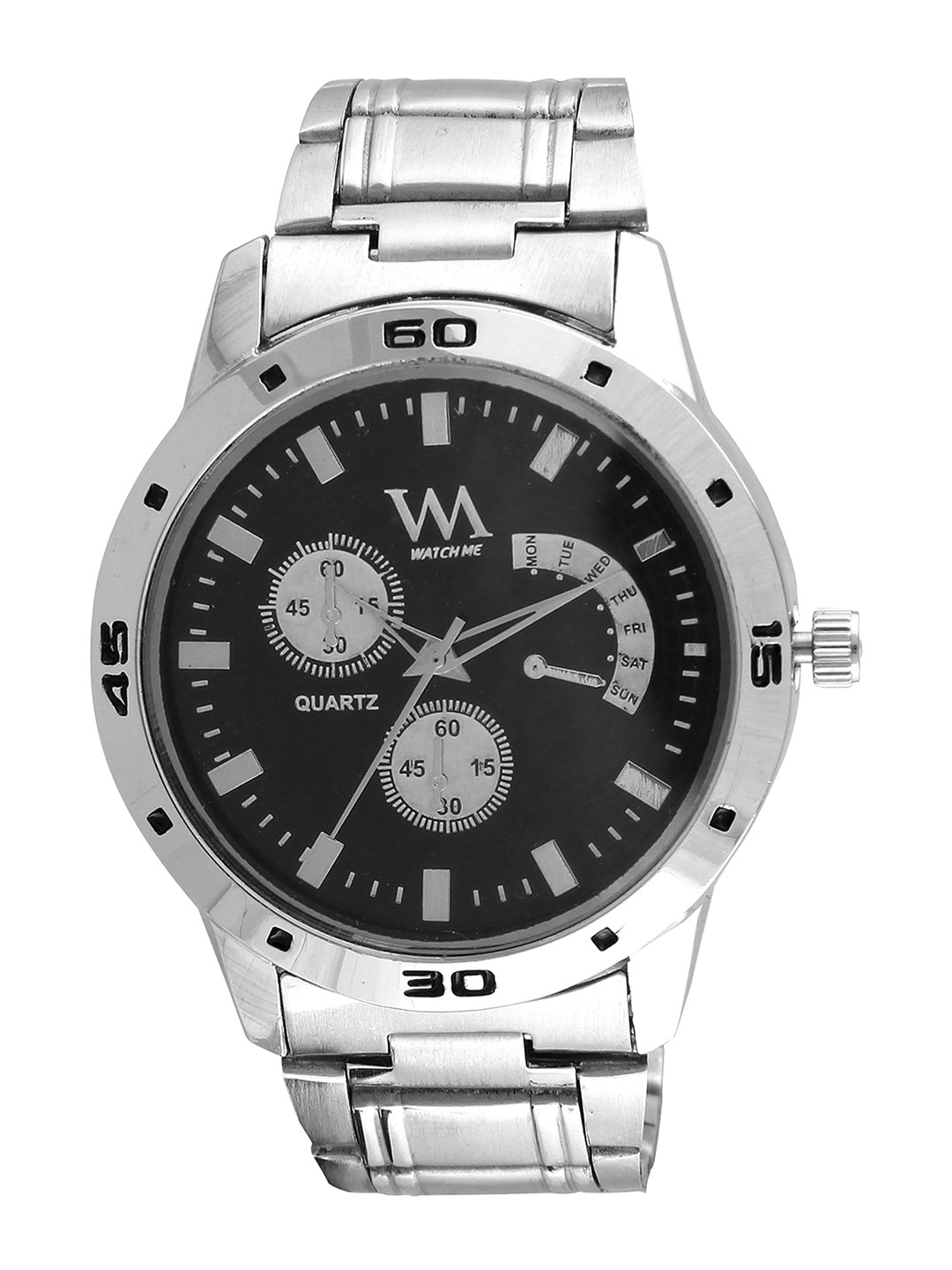 Buy WM Men Black Analogue Watch AWC 010z - Watches for Men 7702645 | Myntra