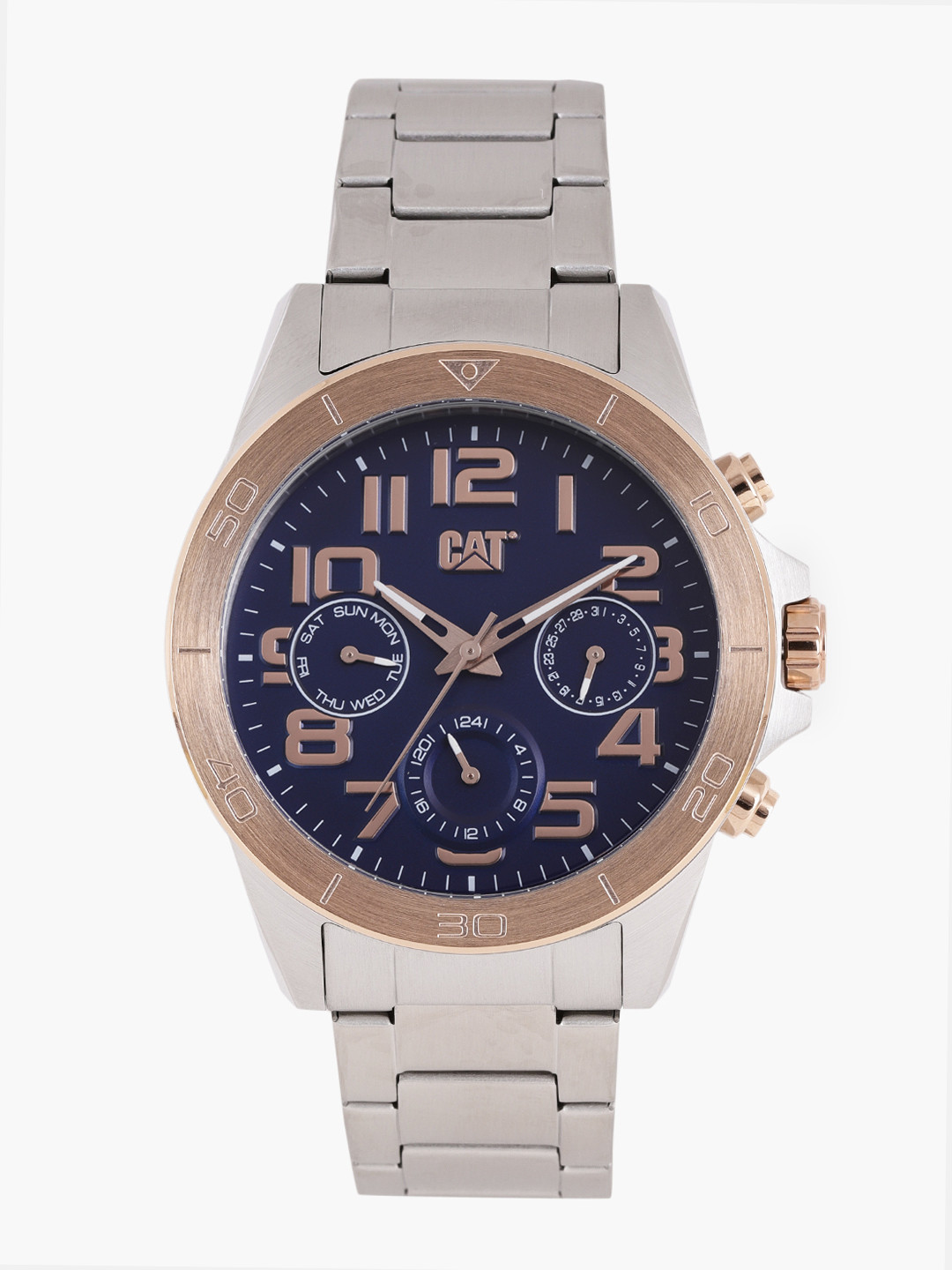 Buy CAT Men Navy Blue Analogue Watch YT.199.11.619 - Watches for Men ...