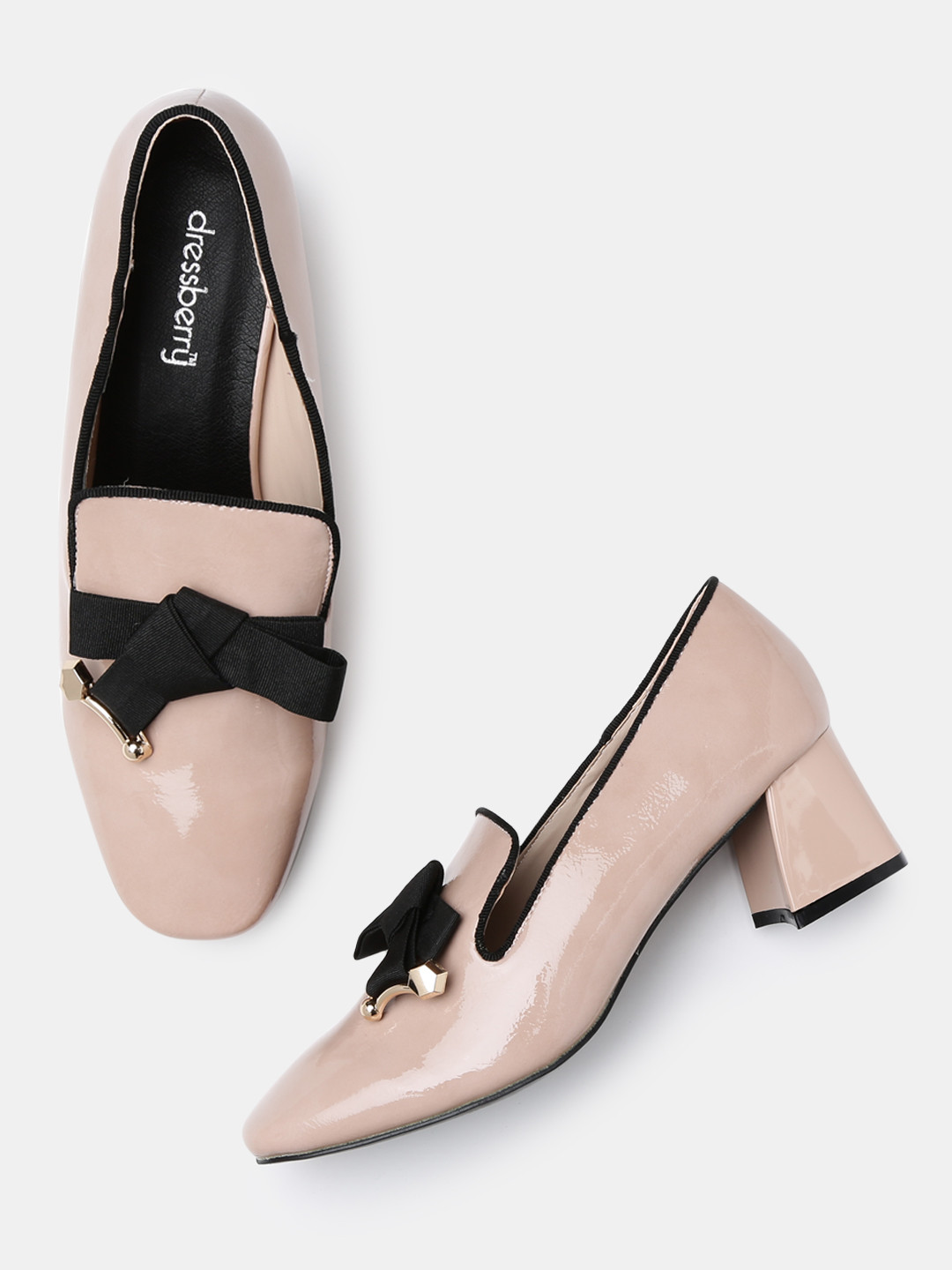 Buy DressBerry Women Pink Solid Pumps - Heels for Women 7717760 | Myntra