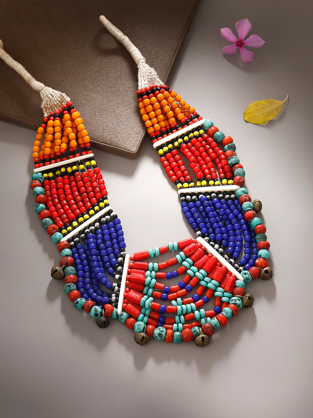 Buy Bamboo Tree Jewels Multicoloured Antique Chain - Necklace And ...