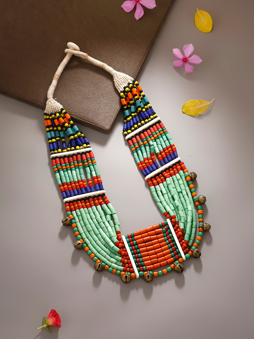 Buy Bamboo Tree Jewels Multicoloured Antique Chain - Necklace And ...
