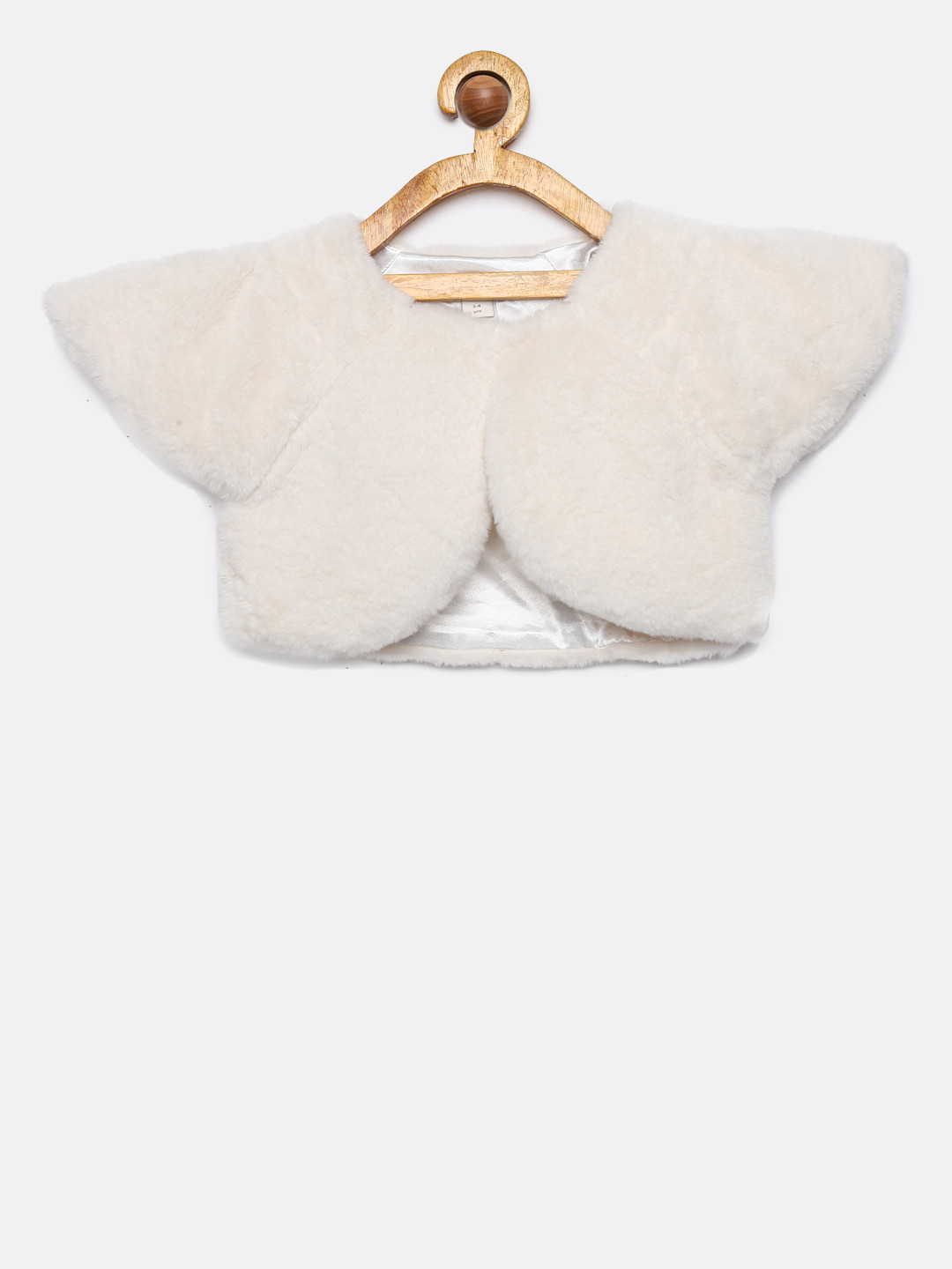 Buy MONSOON CHILDREN Cream Coloured Faux Fur Open Front Shrug - Shrug ...