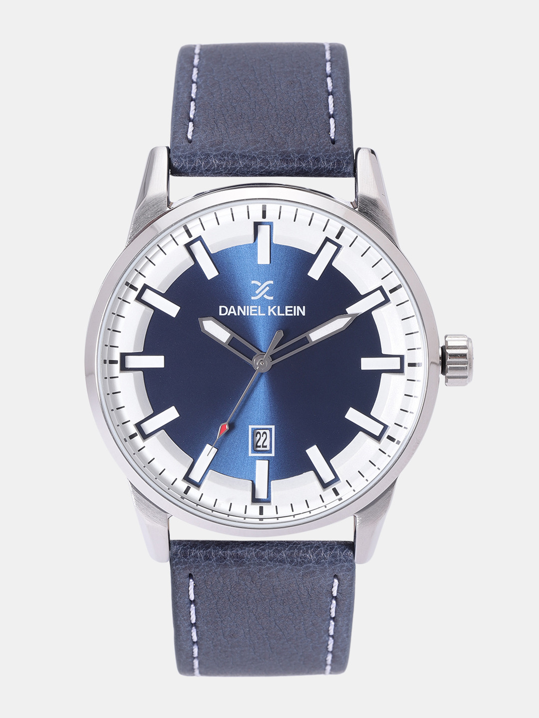 Buy Daniel Klein Men Navy Blue & White Analogue Watch DK11652 2 ...