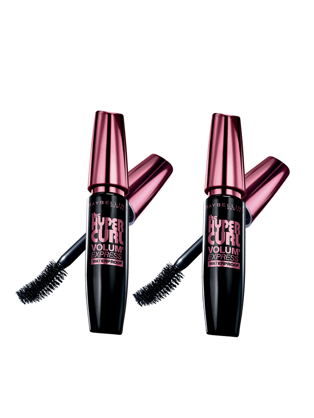 Buy Maybelline New York Set Of 2 Hypercurl Waterproof Mascara Black ...