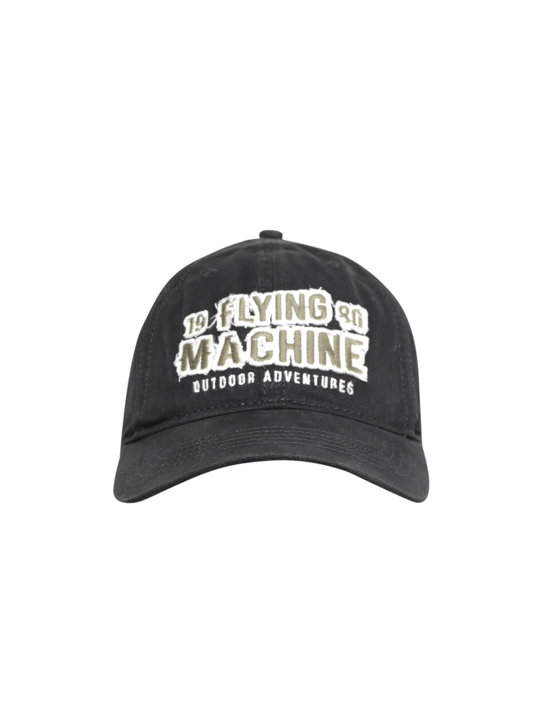 Buy Flying Machine Men Black Embroidered Baseball Cap - Caps for Men ...