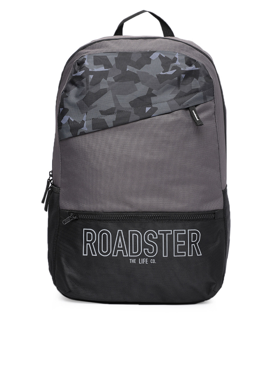 Buy Roadster Unisex Grey Graphic Backpack - Backpacks for Unisex ...