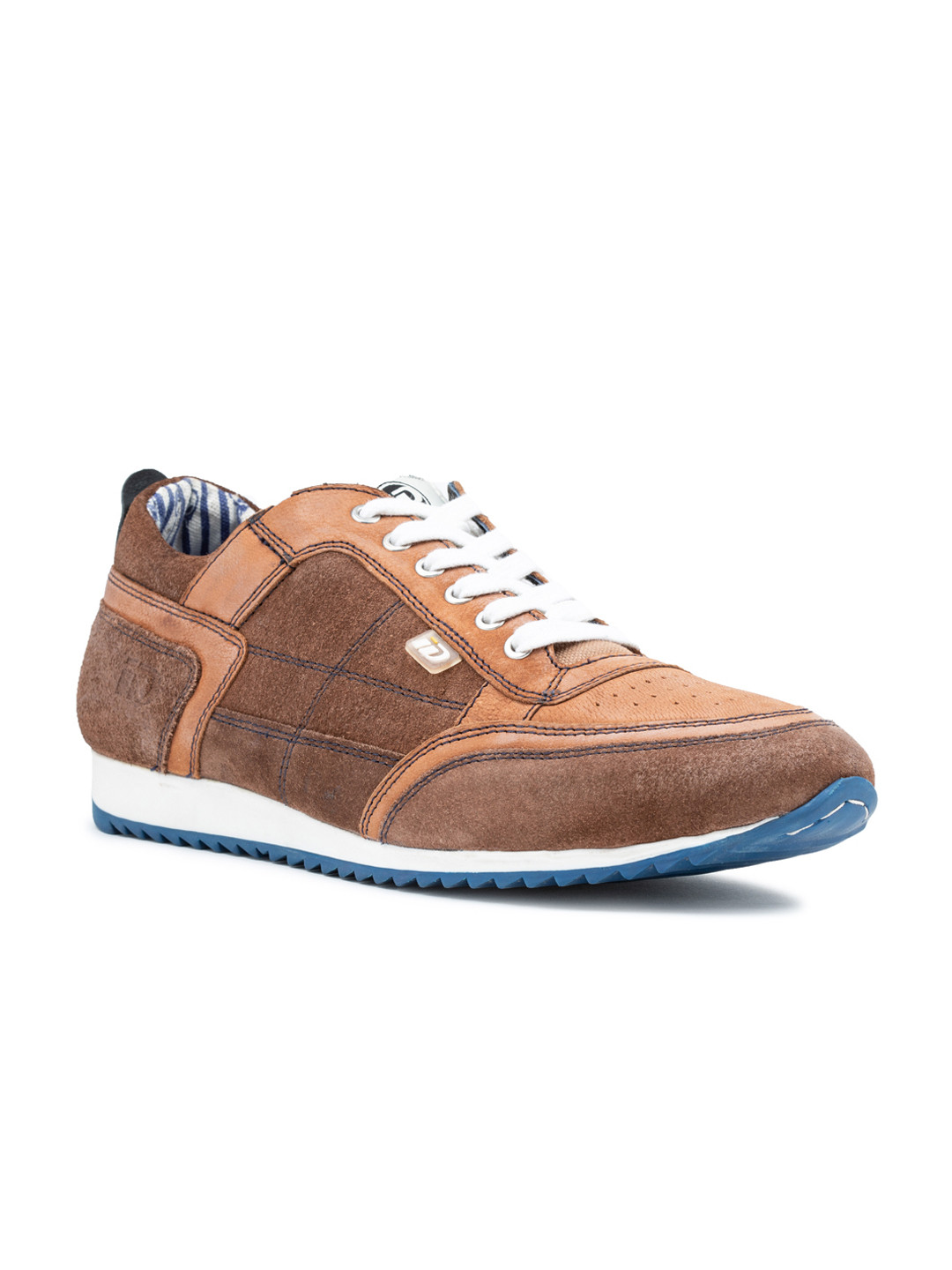 Buy ID Men Tan Sneakers - Casual Shoes for Men 7797267 | Myntra