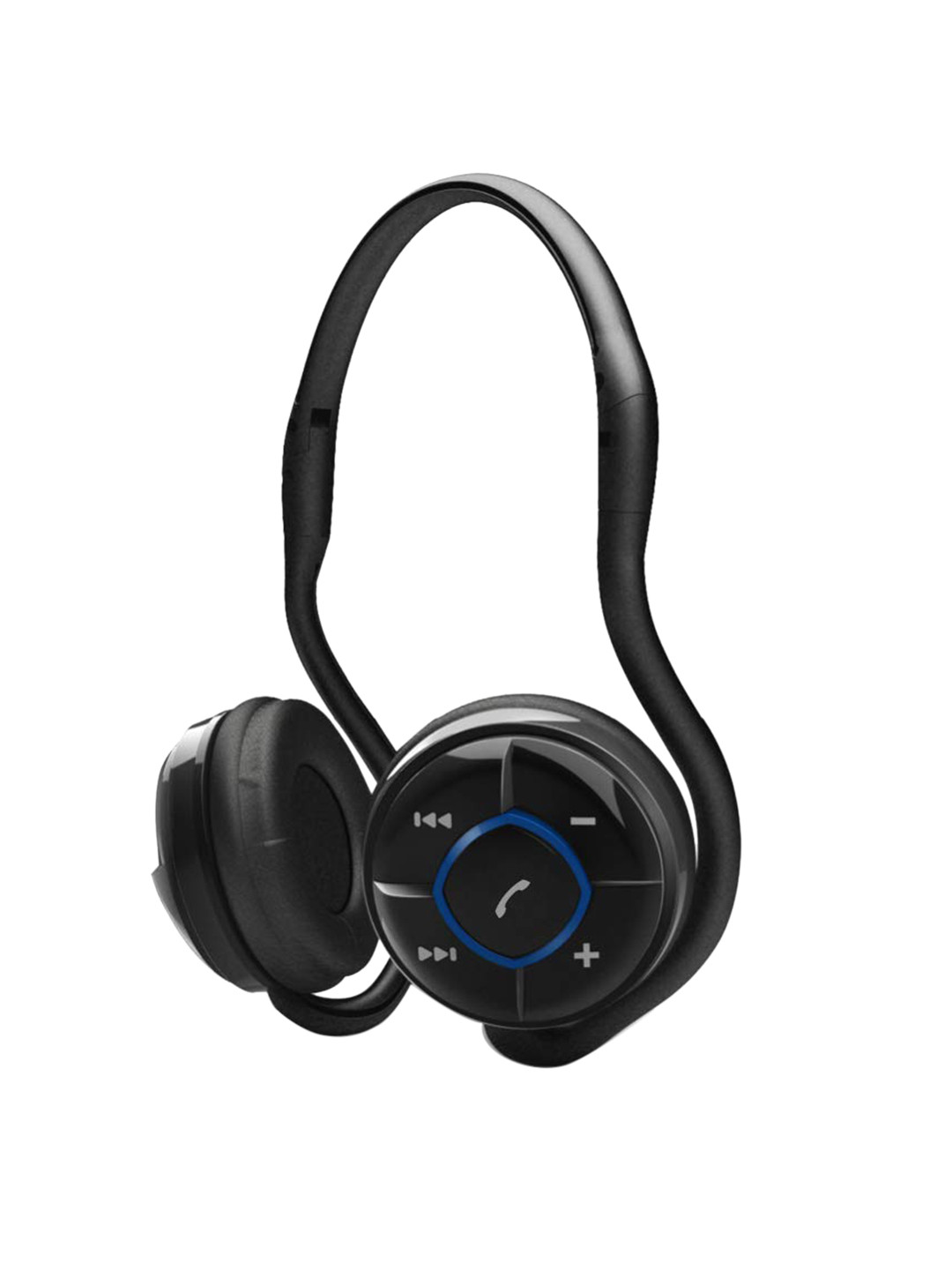 Buy Portronics Black Muffs Wireless Bluetooth Headphone With Mic ...