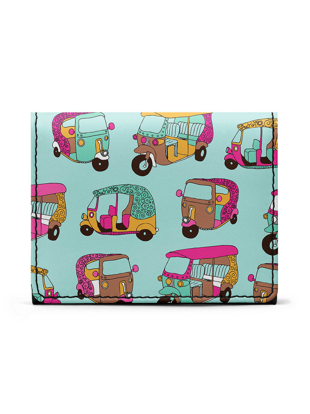 Buy DailyObjects Women Blue Printed Card Holder - Wallets for Women ...