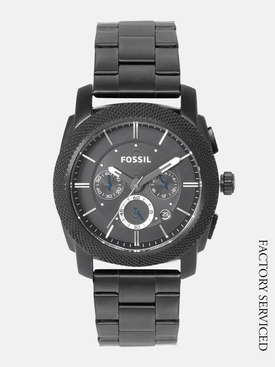 Buy Fossil Men Black Factory Serviced Analogue Watch FS4552 - Watches ...