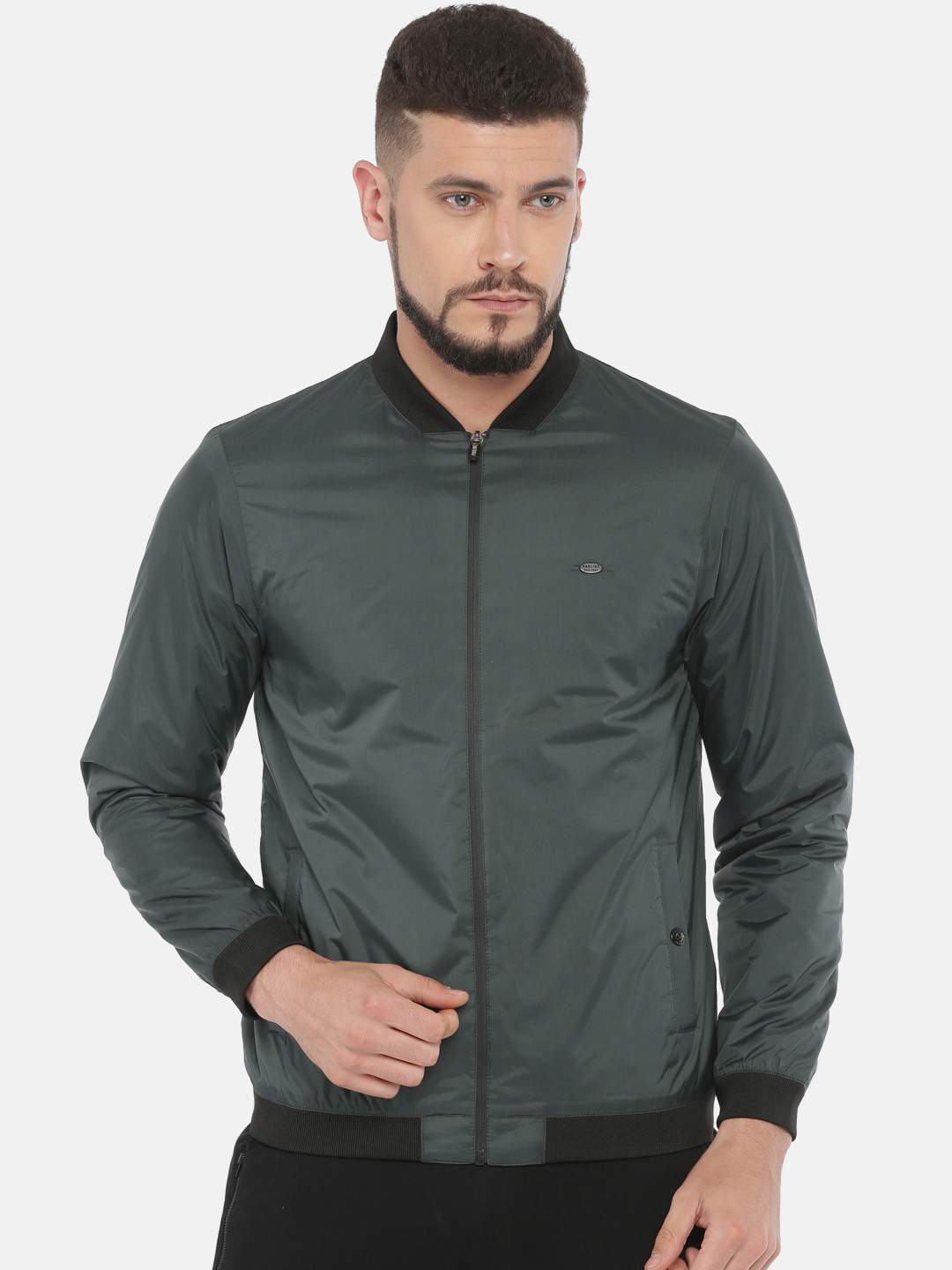 Buy Proline Active Men Green Solid Bomber - Jackets for Men 7924327 ...