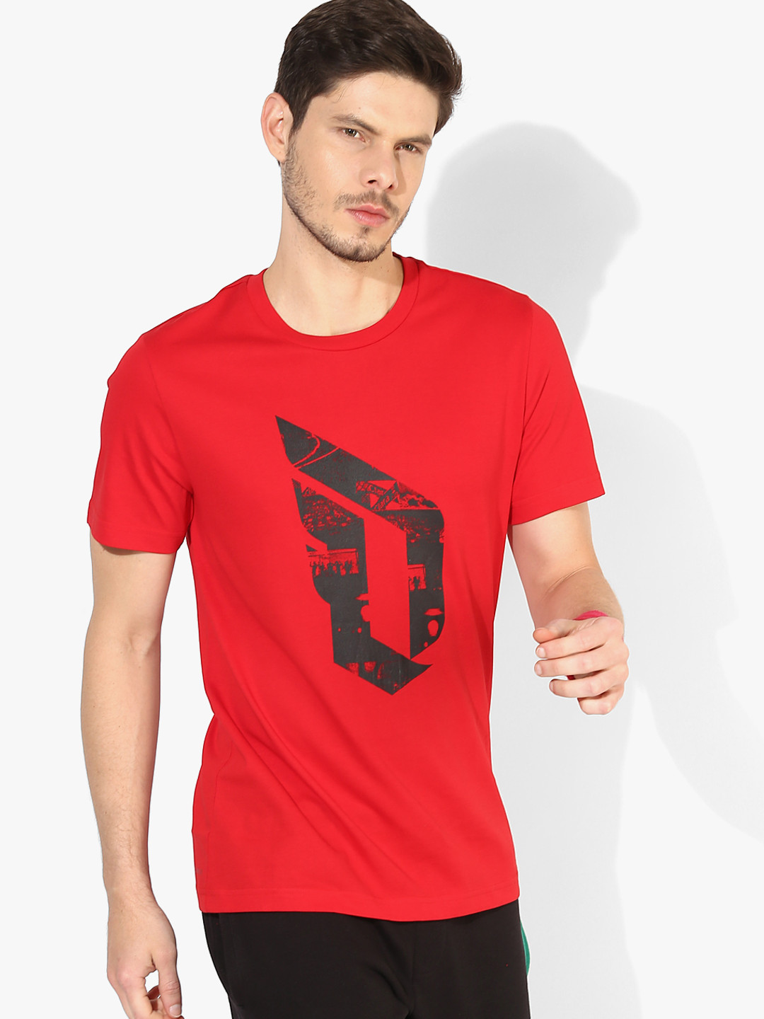 Buy Dame Logo Red Round Neck T Shirt - Tshirts for Men 7935667 | Myntra