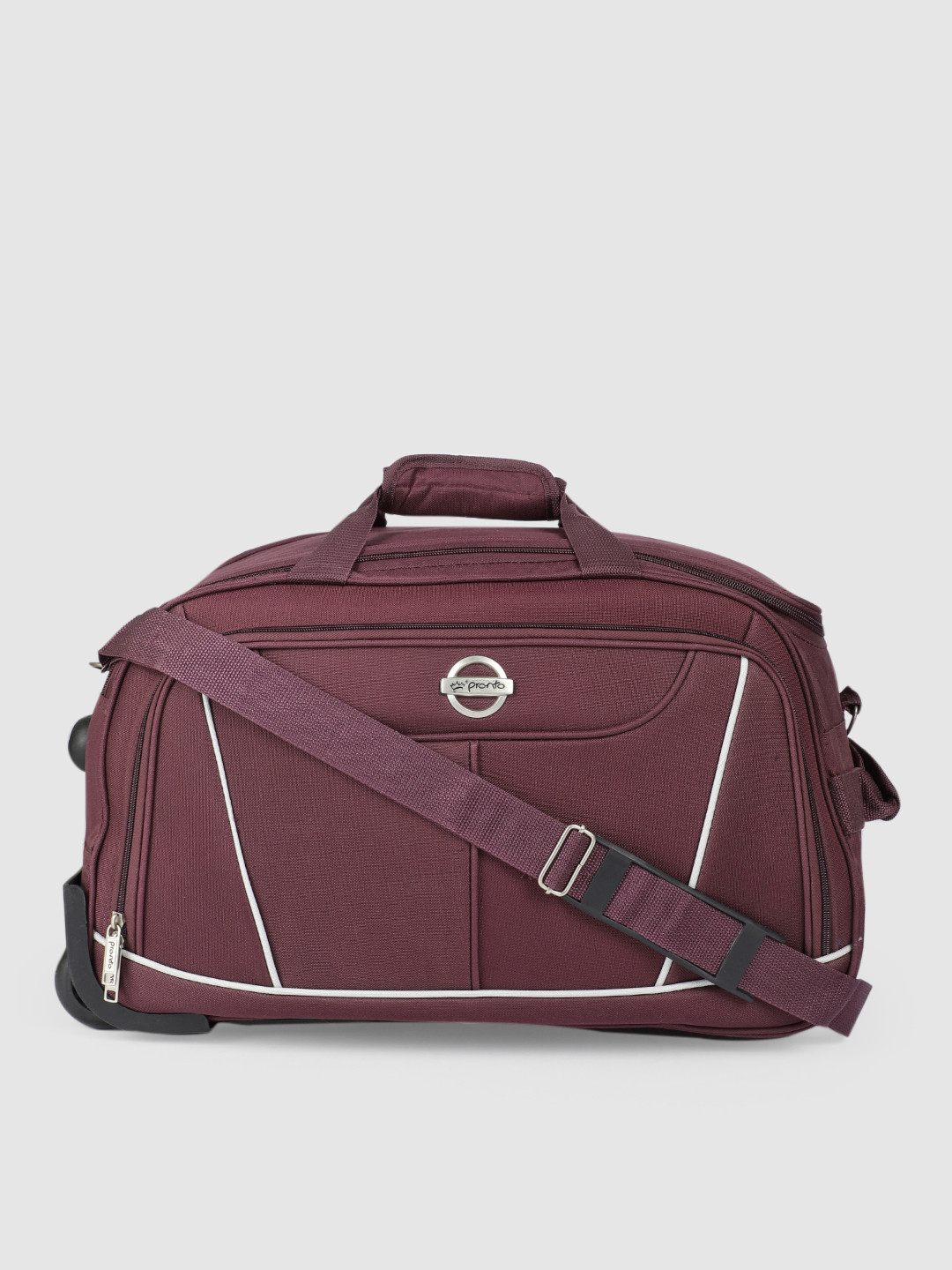 Buy Pronto Unisex Purple Miami 6572 CF Cabin Duffel Trolley Bag ...