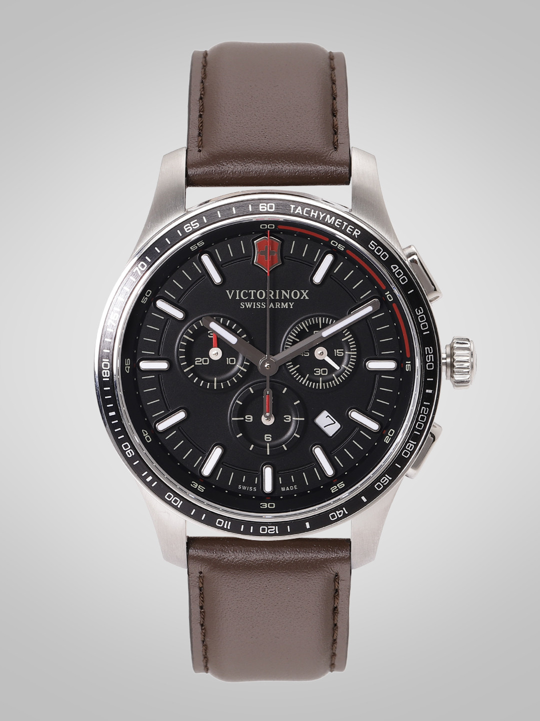 Buy Victorinox Men Black Swiss Made Chronograph Watch 241826 - Watches ...