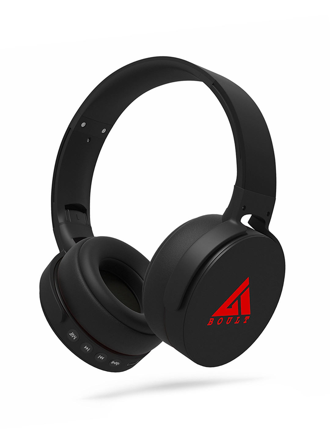 Buy Boult Unisex Black Q Wireless Over Ear Headphones With Xtra Bass ...