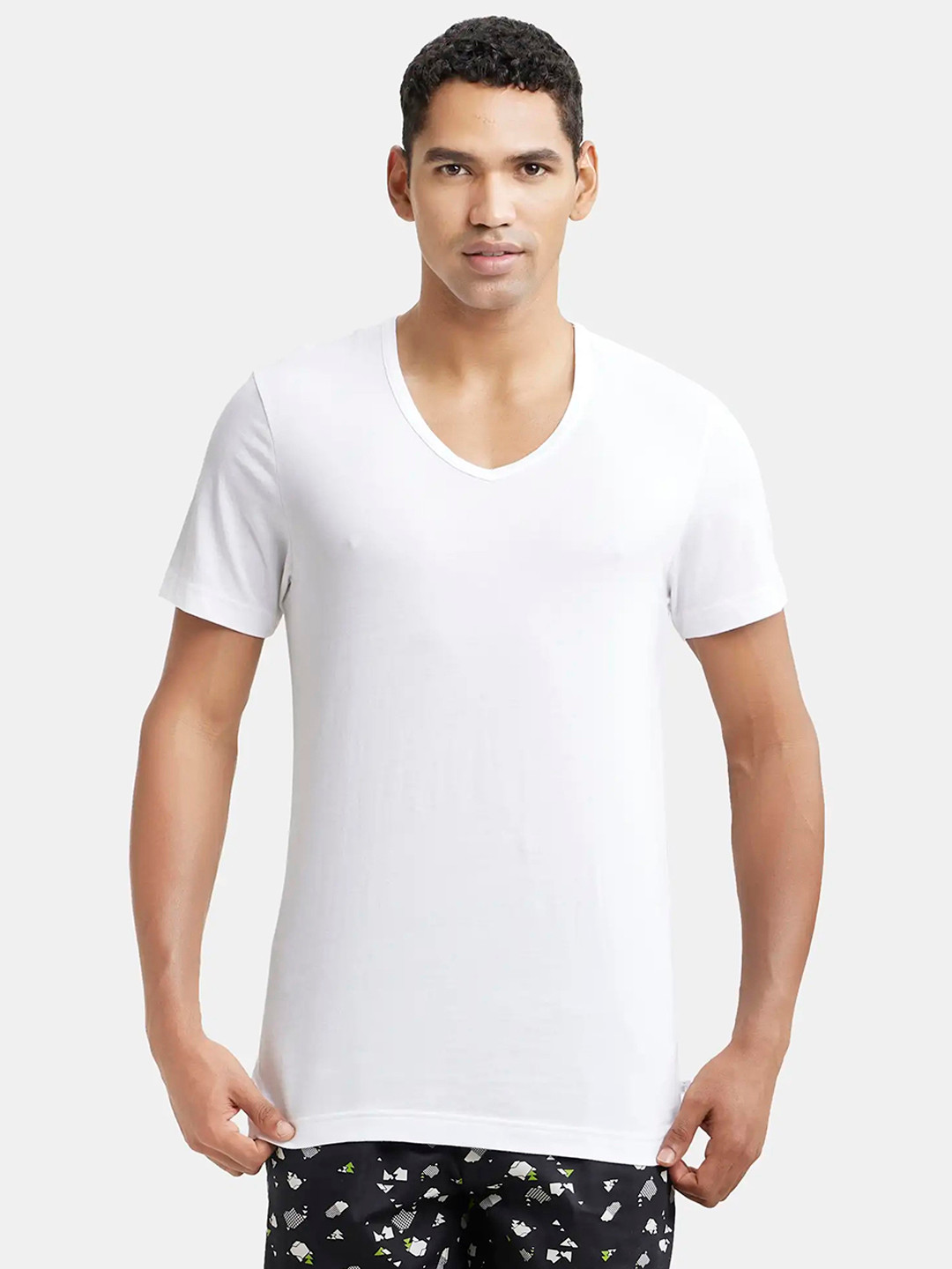 Buy Jockey ELANCE Men White Innerwear Vest 8824 - Innerwear Vests for ...