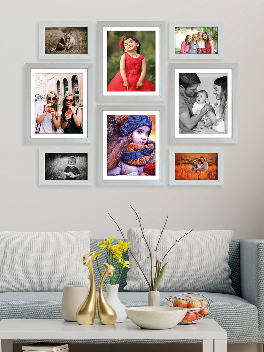 Buy RANDOM Set Of 8 Photo Frames - Photo Frames for Unisex 8078725 | Myntra