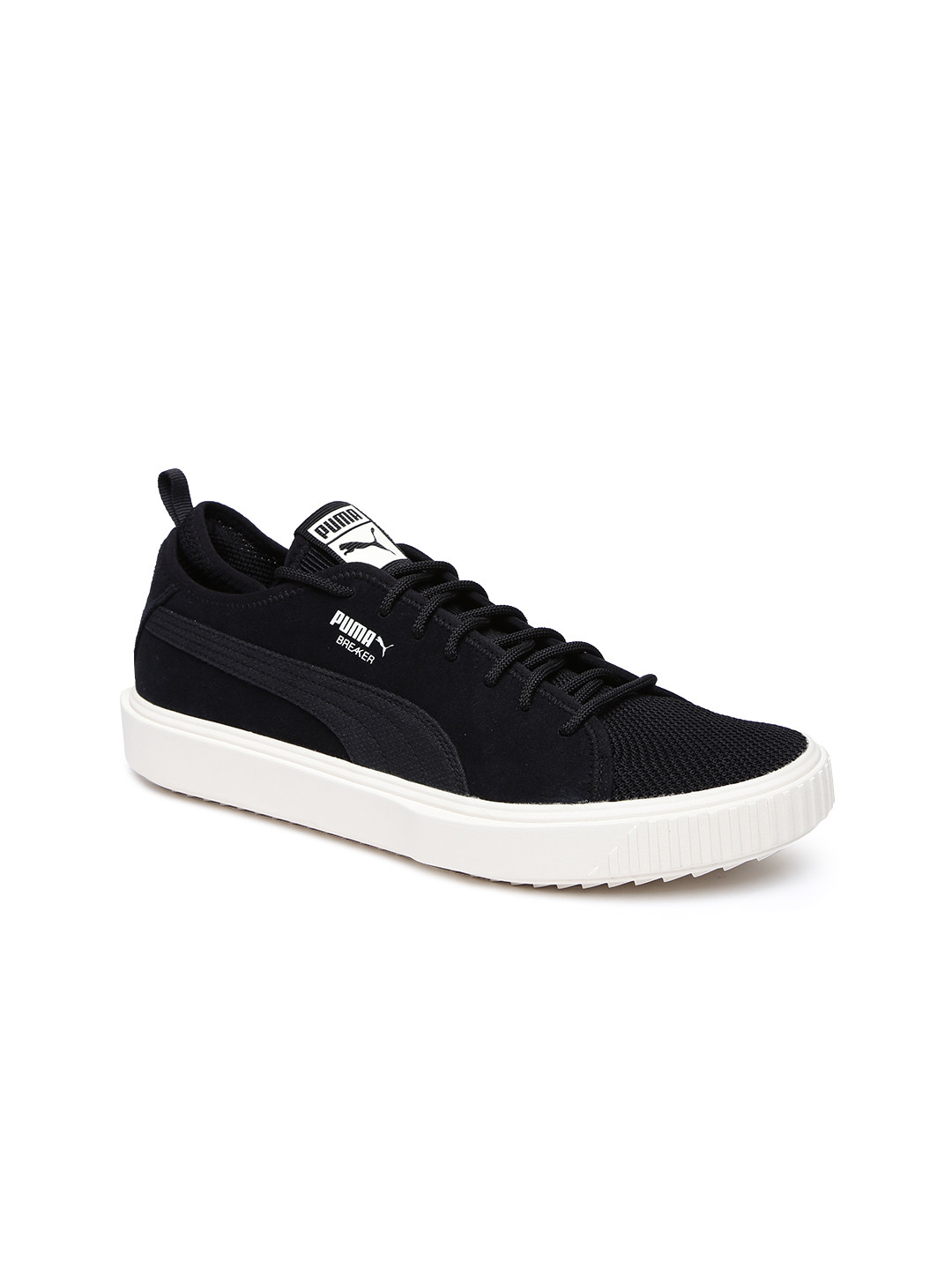 Buy Puma Unisex Black Breaker Mesh Suede Sneakers - Casual Shoes for ...