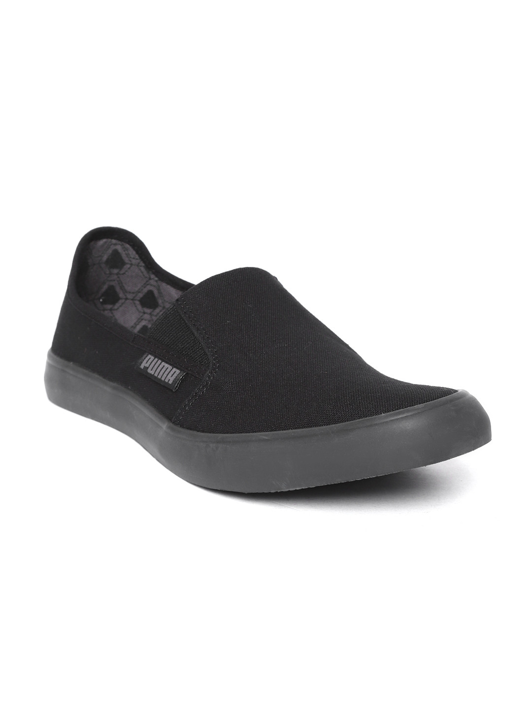 Buy Puma Men Black Apollo Slip On Monotone IDP Slip Ons - Casual Shoes ...