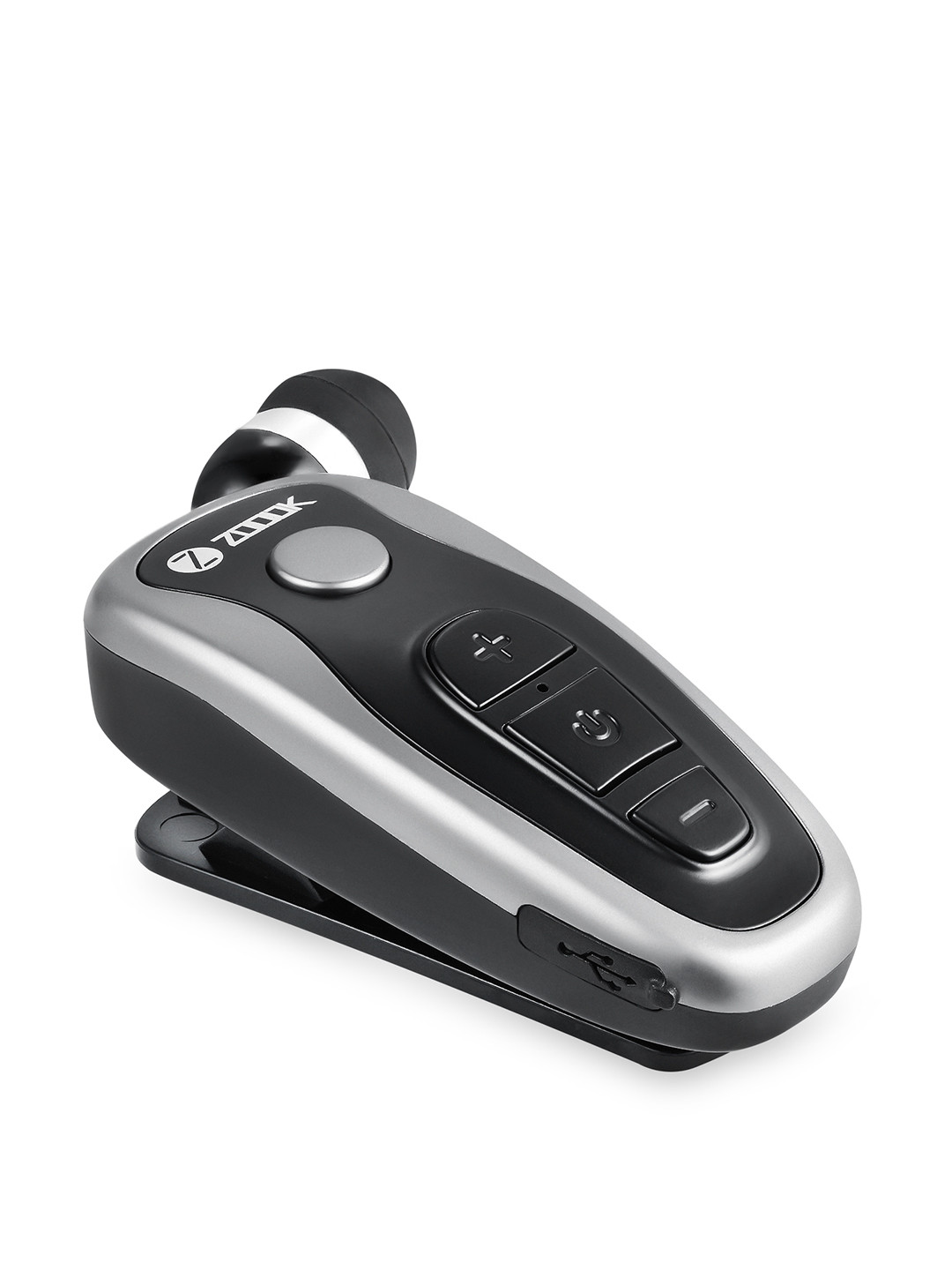 Buy Zoook Black & Silver Rocker ZB Retract Clip On Bluetooth Headset ...