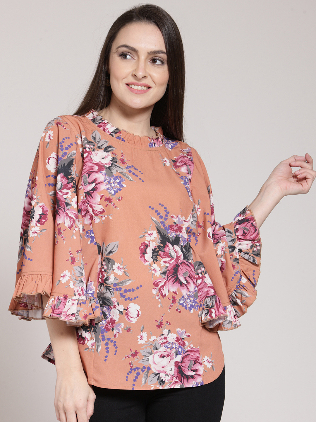 Buy PlusS Women Pink Printed Top - Tops for Women 8102875 | Myntra