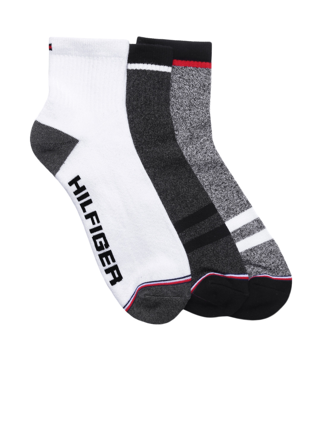 Buy Tommy Hilfiger Men Pack Of 3 Ankle Length Socks - Socks for Men ...