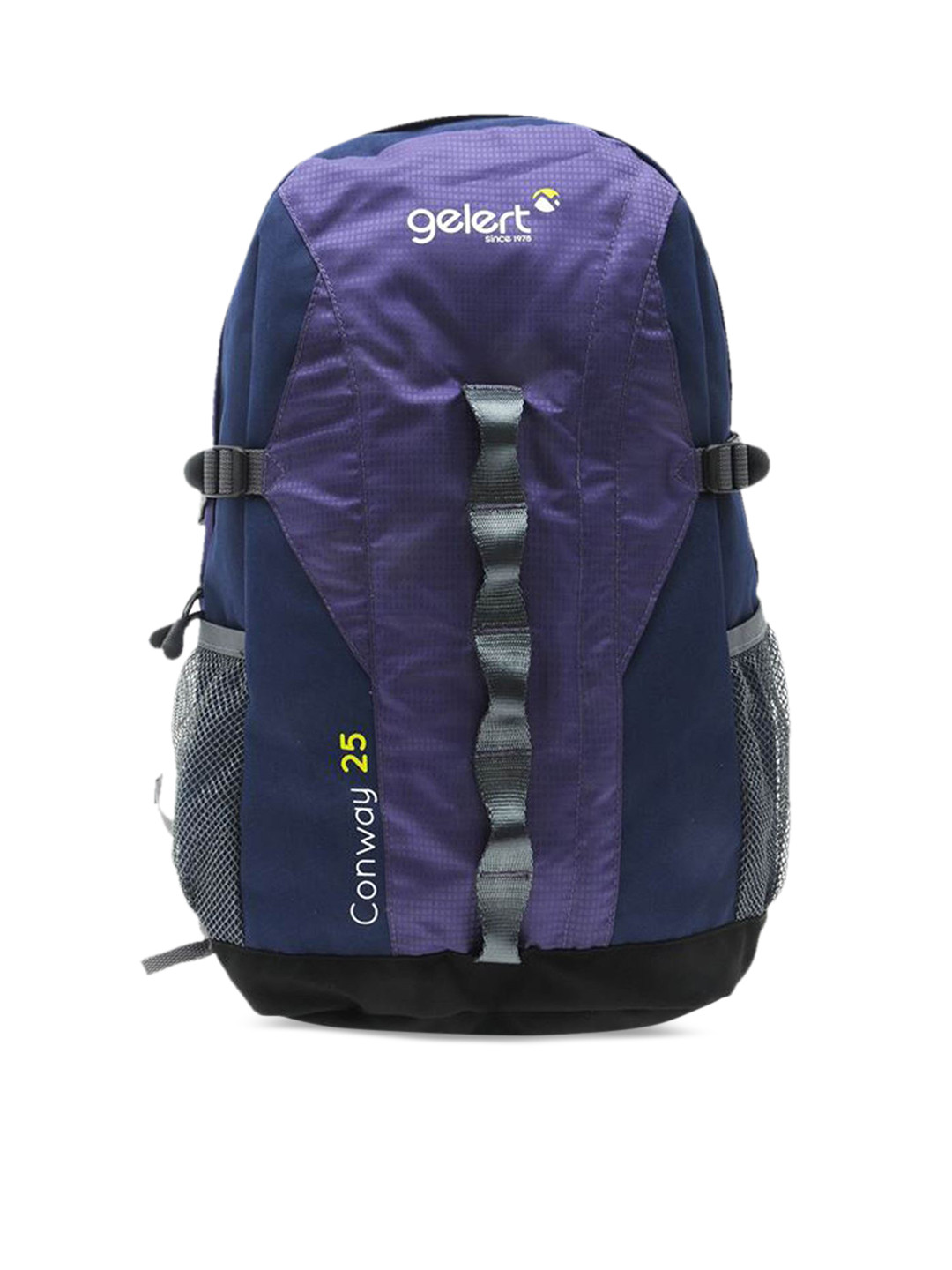 Buy Gelert Navy Blue & Purple Colourblocked Backpack - Backpacks for ...
