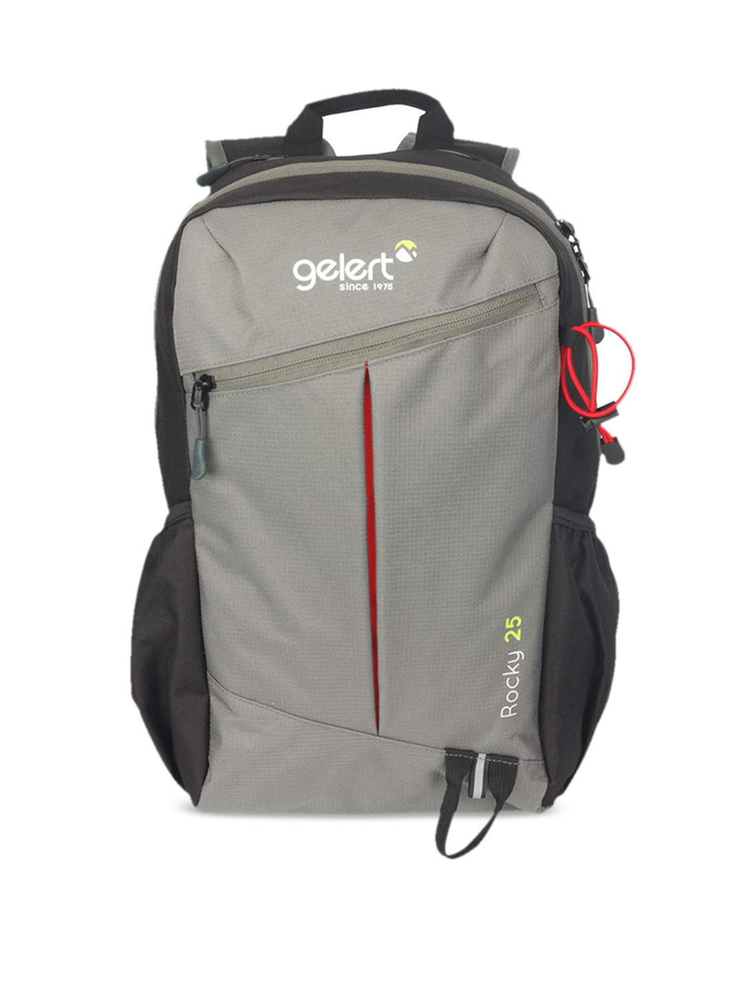 Buy Gelert Grey & Black Colourblocked Backpack - Backpacks for Unisex ...