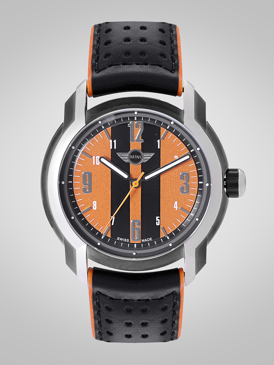 Buy MINI Men Orange & Black Analogue Watch MINI62E_HP - Watches for Men ...