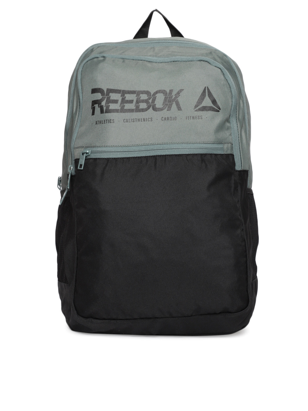 Buy Reebok Unisex Green & Black Graphic Backpack - Backpacks for Unisex ...
