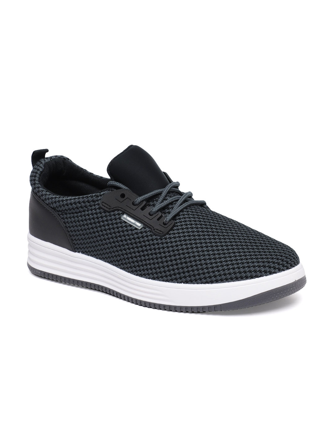 Buy Flying Machine Men Grey Solid Sneakers - Casual Shoes for Men ...