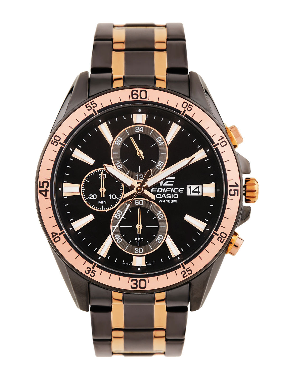 Buy CASIO Edifice Men Black Analogue Watch EX251 - Watches for Men ...