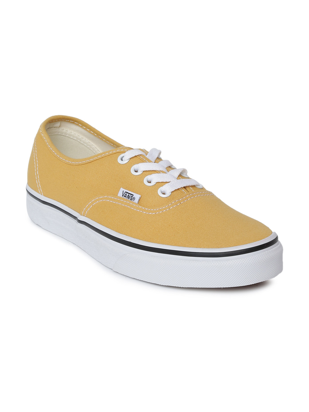 Buy Vans Unisex Mustard Yellow Authentic Sneakers - Casual Shoes for ...