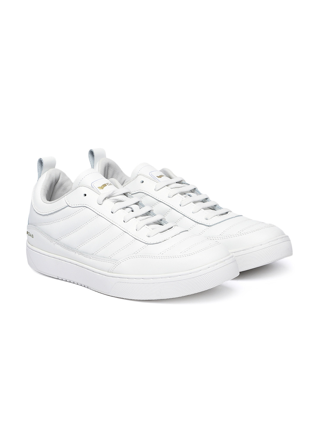 Buy GAS Men White Elvis Leather Sneakers - Casual Shoes for Men 8221775 ...