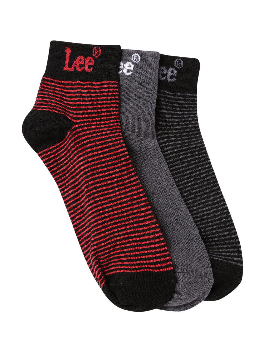 Buy Lee Men Pack Of 9 Assorted Ankle Length Socks - Socks for Men ...