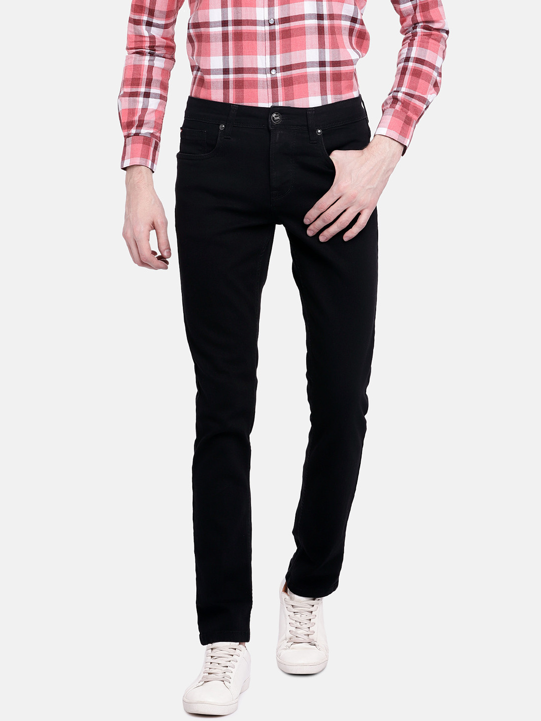 Buy Lawman Pg3 Men Black Slim Fit Mid Rise Clean Look Jeans - Jeans for ...