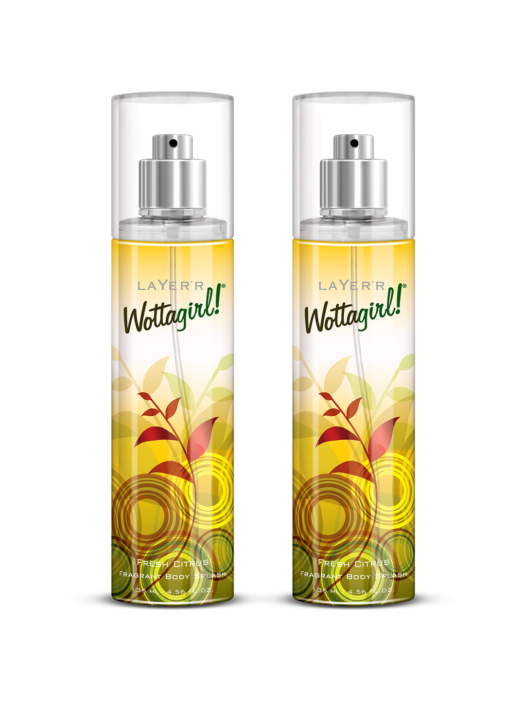 Buy Layerr Wottagirl Women Set Of 2 Fresh Citrus Fragrant Body Splash ...