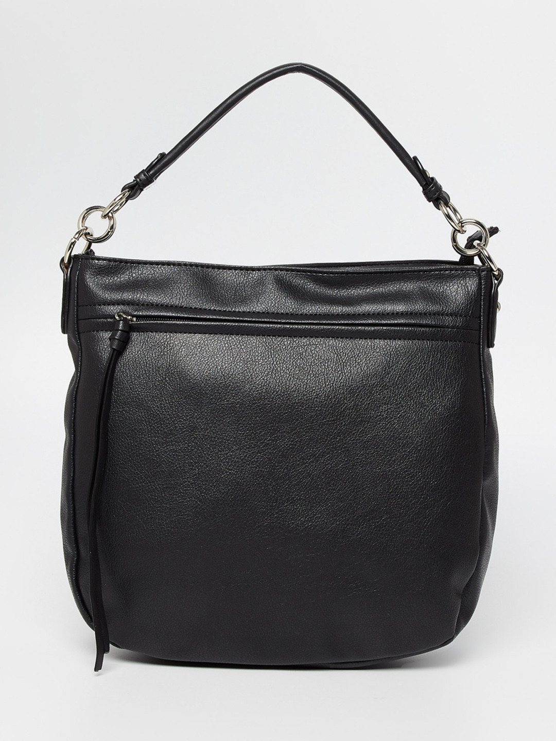 Buy Ginger By Lifestyle Black Solid Handheld Bag - Handbags for Women ...