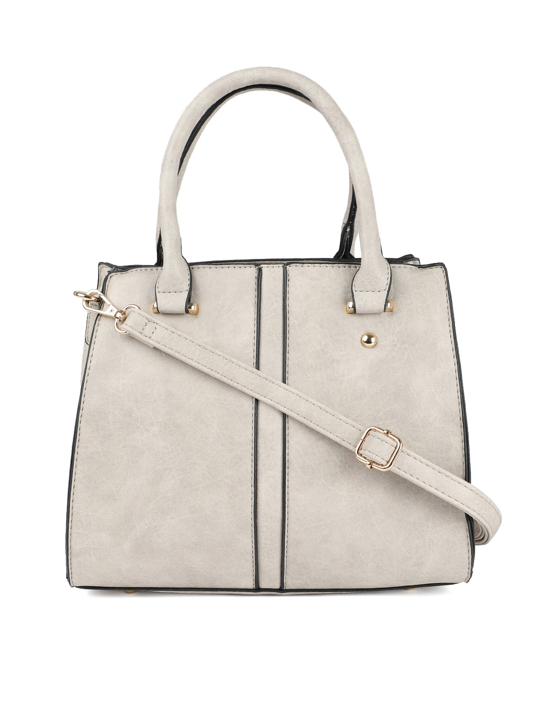 Buy CODE By Lifestyle Beige Solid Handheld Bag - Handbags for Women ...