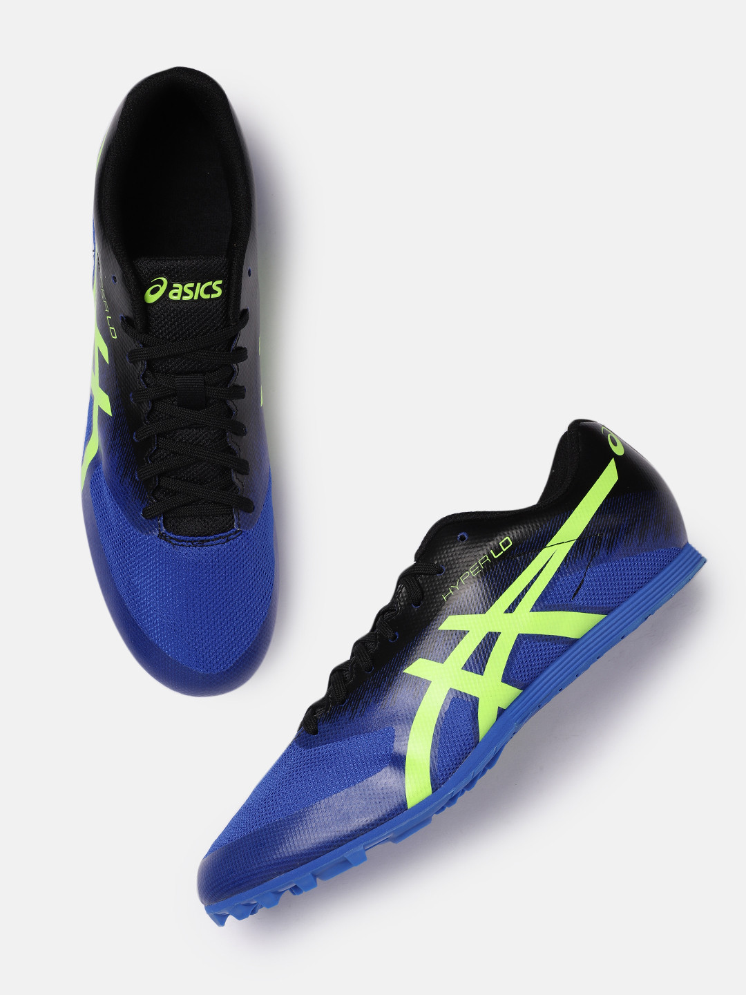 Buy ASICS Men Blue Leather HYPER LD 6 Trekking Shoes - Sports Shoes for ...