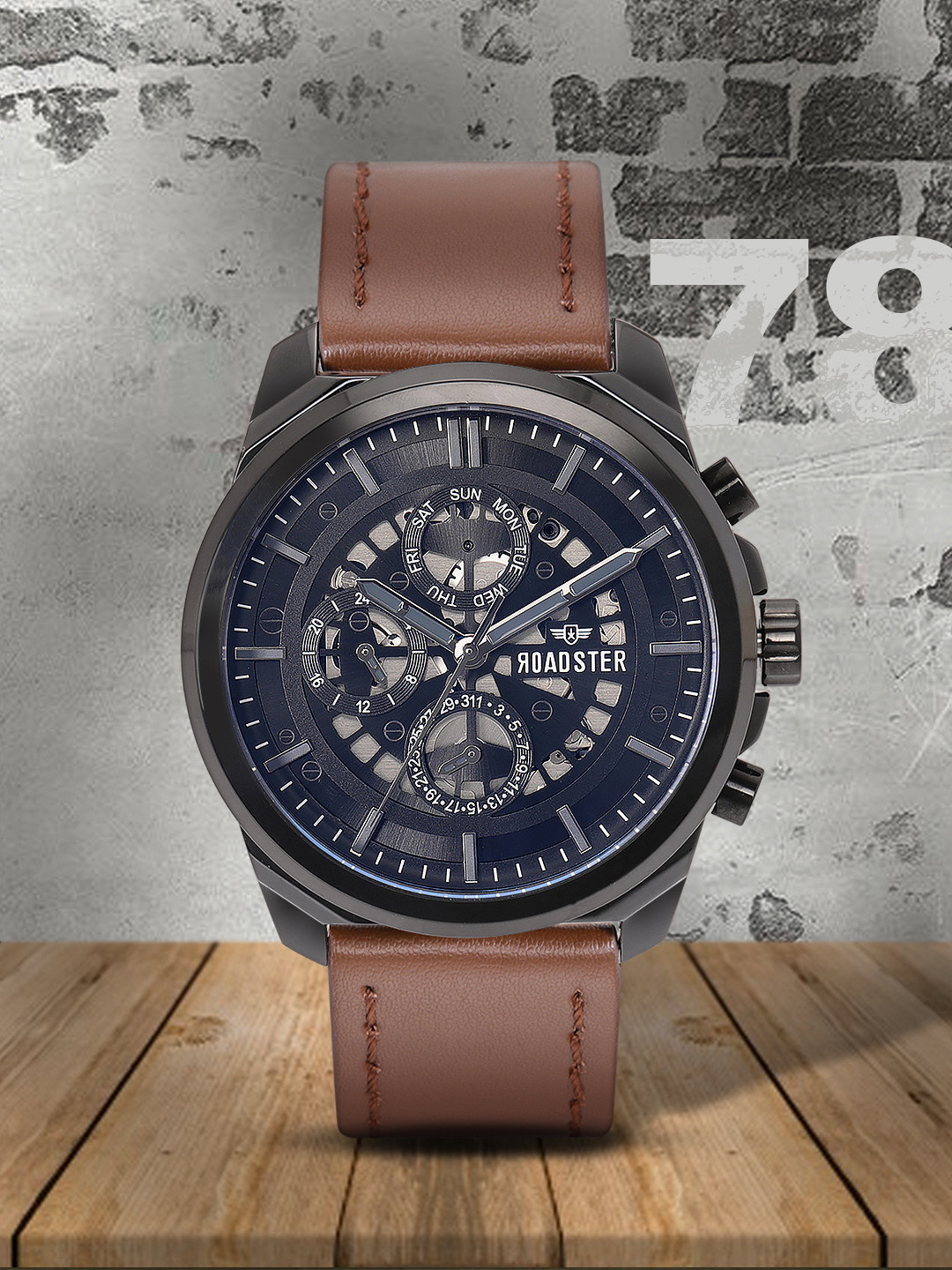 Buy Roadster Men Black Analogue Watch MFB PN NF9129 - Watches for Men ...