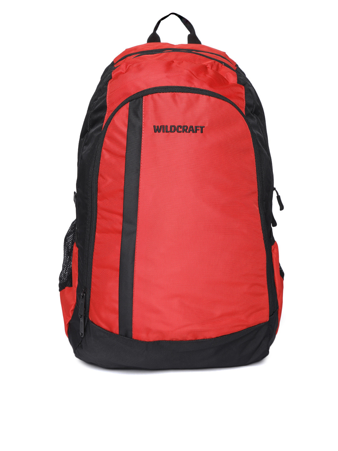 Buy Wildcraft Unisex Red & Black Colourblocked Backpack - Backpacks for ...