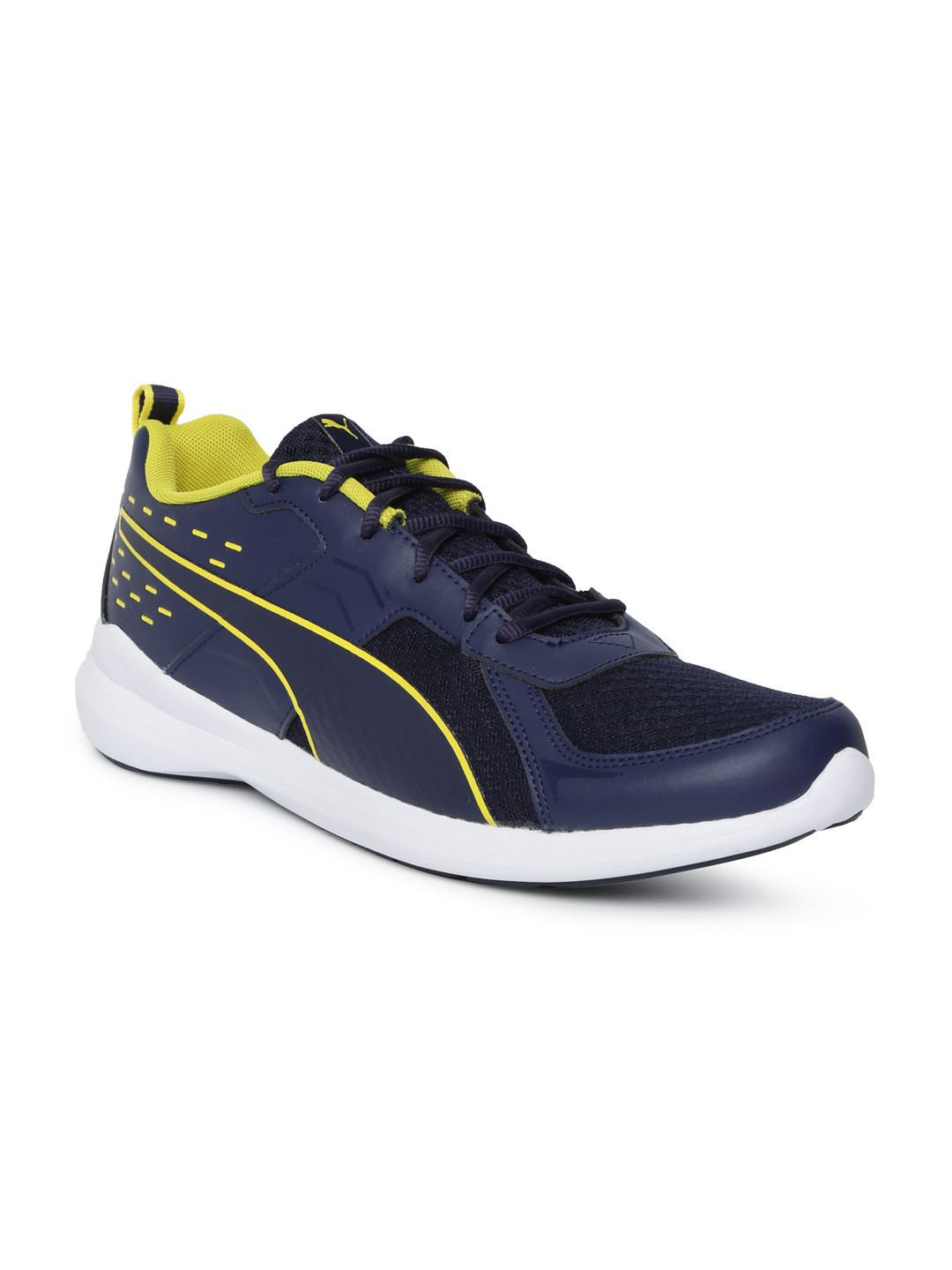 Buy Puma Men Navy Blue Solid Pacer X Graphicster Running Shoes - Sports ...