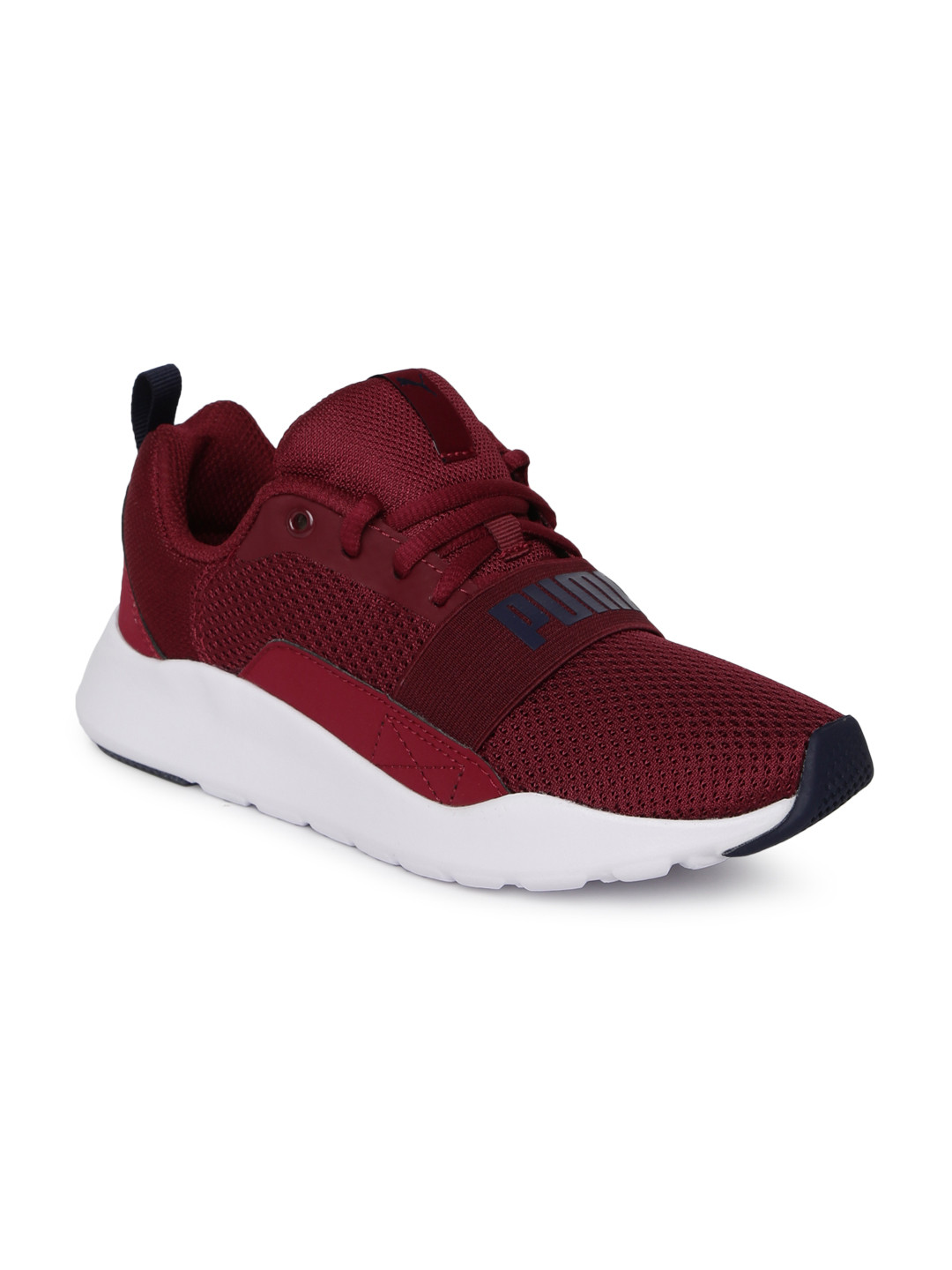 Buy Puma Kids Maroon Wired PS Running Shoes - Sports Shoes for Unisex ...