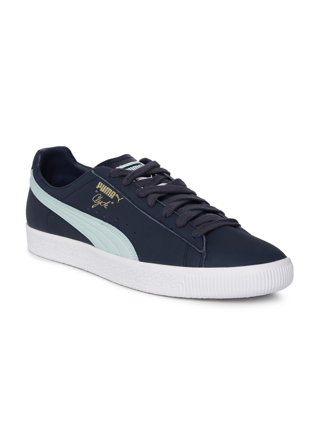 Buy Puma Unisex Navy Blue Clyde Core Suede Sneakers - Casual Shoes for ...