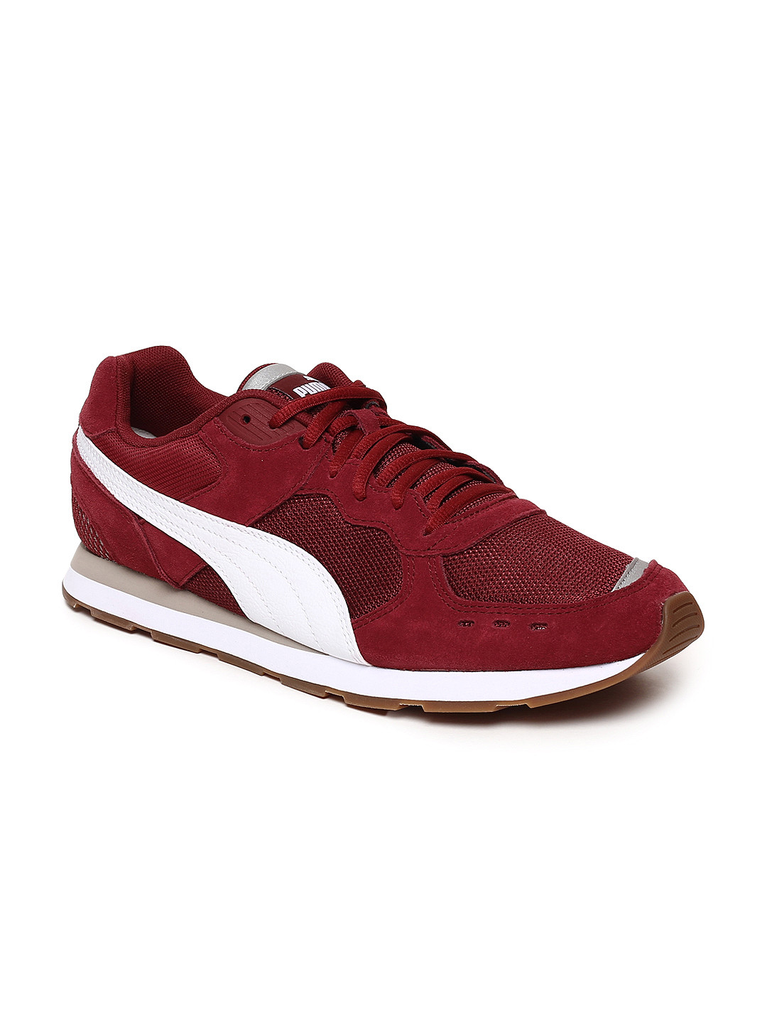 Buy Puma Men Maroon Solid Vista Sneakers - Casual Shoes for Men 8478189 ...