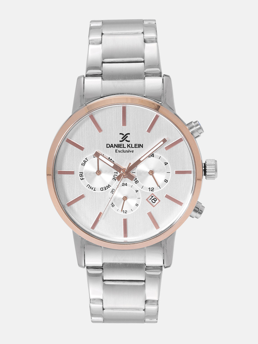 Buy Daniel Klein Exclusive Men Grey Analogue Watch DK11999 - Watches ...